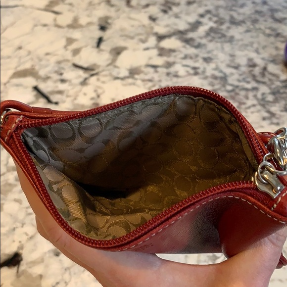 Coach | Bags | Coach Change Purse Red Vintage Leather Guc | Poshmark